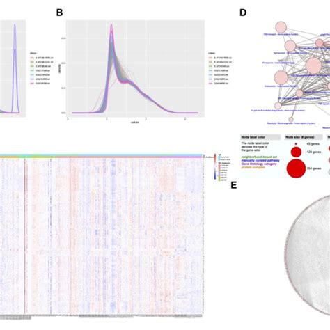 Identification Of Degs And Functional Analyses A The Density Plot