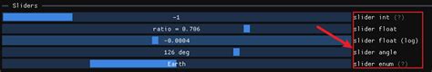C How To Hide The Label On The Right Side Of The ImGui SliderInt Stack Overflow