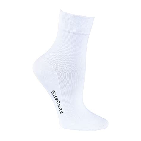 Compression Crew Socks Bamboo White