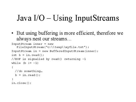 Introduction To Java 2 Programming Lecture 7 Io