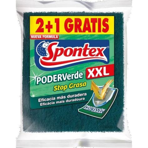 Spontex Green Fiber Scourer Xxl 21 Spanish Shop