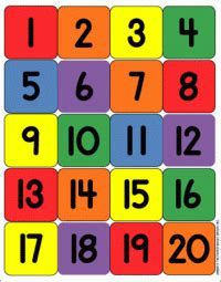 Clip Art Numbers 1 20 Clipart Clipart Suggest