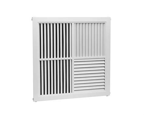 Powder Coated Aluminium Modular Ceiling Diffuser For Hotel Shape