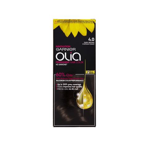 Garnier Color Olia 4 0 Dark Brown 1 Pkt Online At Best Price Lulu Qatar