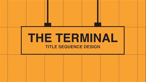 The Terminal Title Sequence Design Behance