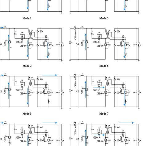 Equivalent Circuit Of Operation Modes Download Scientific Diagram