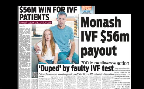 Monash Settles Class Action Case 56m Win For Ivf Patients Margalit