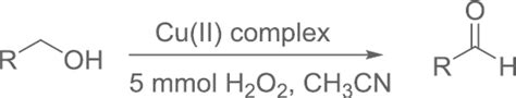 Oxidation Of Alcohol To Aldehyde Catalysed By Cuii Complex In
