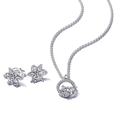 Pandora Set Náhrdelník A Náušnice M 392620c01 45 292633c01