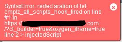 Oxygen 4 0 Oxygen Custom Elements API Complianz Error Issue 2919 Soflyy Oxygen Bugs And