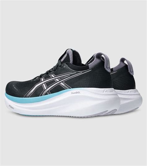 Asics Gel Nimbus 27 Womens Black Dusk Violet The Athletes Foot