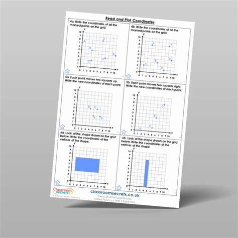 Year 5 Read And Plot Coordinates Varied Fluency Resource Classroom Secrets