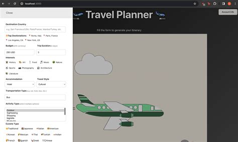 Travel Planner Devpost Travel Planner Devpost