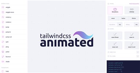 Tailwind CSS Animated | All UtilityCSS