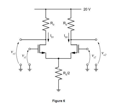 Solved The Two Identical Nmos Field Effect Transistor In The