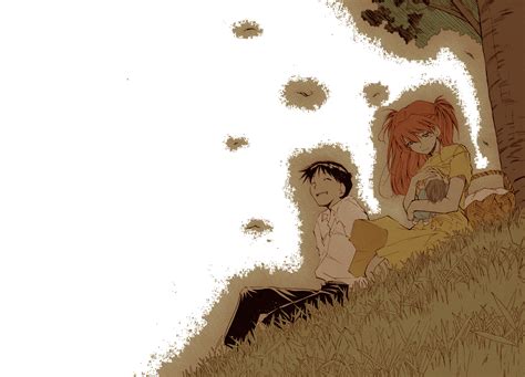 Souryuu Asuka Langley And Ikari Shinji Neon Genesis Evangelion And 1