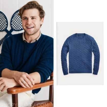 Open Us 2023 Leo Woodalls Blue Sweater Shop Your Tv