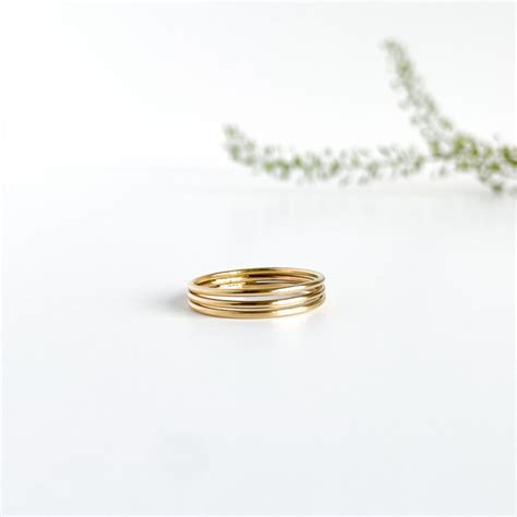 Stacked Triplets Sterling Silver Bestseller Ring Mayli