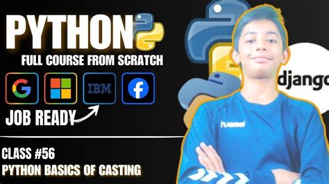Python Understanding About Casting Python Tutorial Class 56