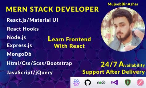 Develop Full Stack Website In Mern By Mujeebbinazhar Fiverr