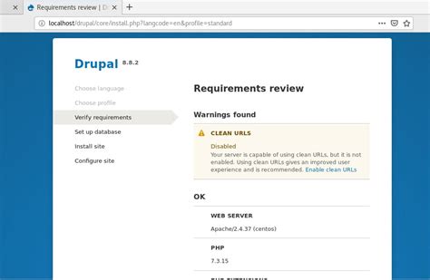 How To Install Drupal On CentOS 8 How To Configure Drupal Settings