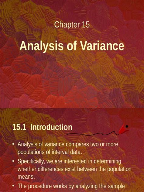 Analysis Of Variance Pdf Analysis Of Variance Errors And Residuals