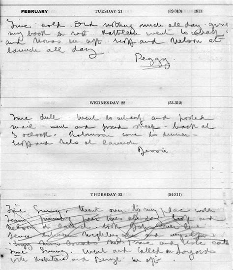 Weatherell Scott Collection Beryl Scott Diary