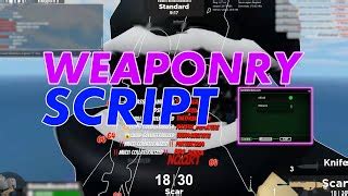 Weaponry Roblox Script Weaponry Script Gui Aimbot Esp Silent Aim Roblox Venuslockscript Mp3