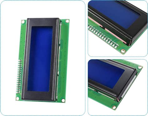 sunfounder iic i2c twi serial 2004 20x4 lcd module shield compatible with arduino r3 mega2560