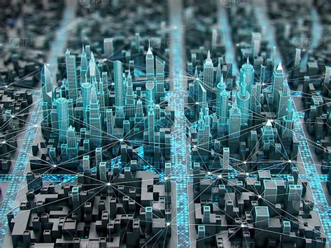 智能城市的概念。