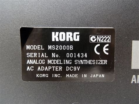 Matrixsynth B Korg Ms2000b Virtual Analog Synthesizer Vocoder W Orig Hard Case Sn 001434