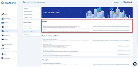 How To Customize The Behavior Of The Subscription Tunnel Assistance And Documentation Proabono