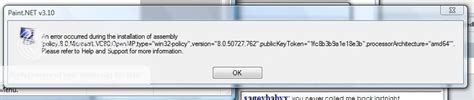 Fatal Error Installing Openmp Troubleshooting And Bug Reports Paintnet Forum
