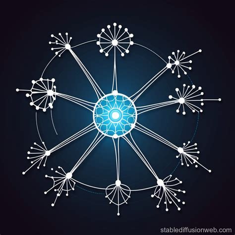 Artificial Neuron Schematic Stable Diffusion Online