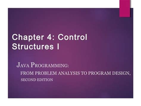 Std 12 Computer Java Basics Part 3 Control Structure Ppt