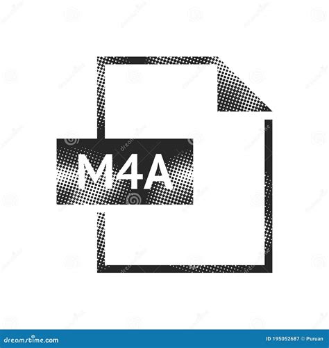 Halftone Icon File Format Stock Vector Illustration Of Format