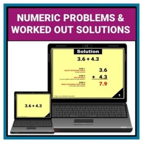 Decimal Addition Self Checking Task Cards Activity Digital Tpt