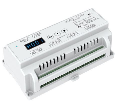 Usmart Dmx512 Decoder Ud12 ШИМ декодер на дин рейку 12 каналов