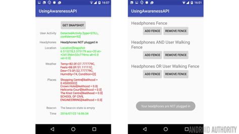 Using The Awareness Api In Your Android App