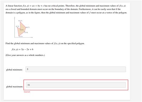 Solved A Linear Function F X Y Ax By C Has No Chegg Com