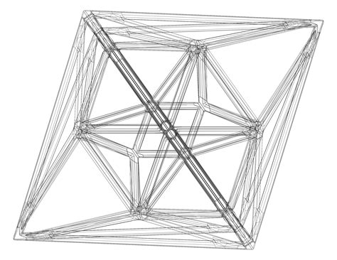3mf File Wireframe Shape Geometric 24 Cell 🎨・design To Download And 3d Print・cults