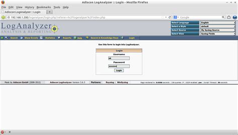 Adiscon Loganalyzer Login Mozilla Firefox015 Unixmen