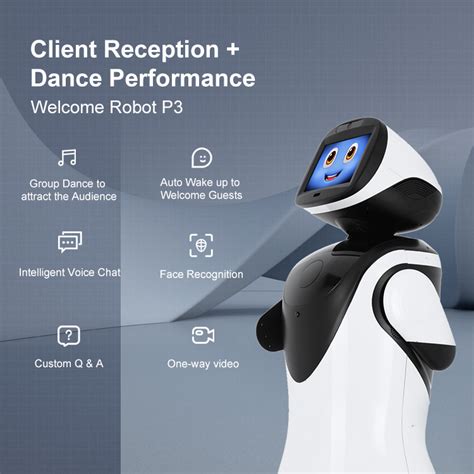 Introduce Robot Business Face Recognition Intelligent Interaction Welcome Transformer Robots