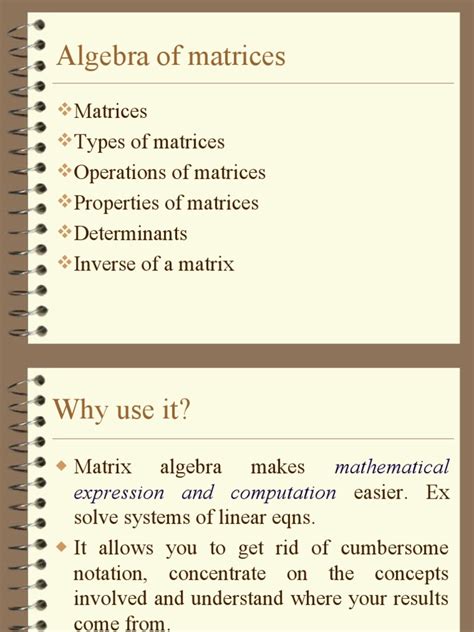 Matrices 2 Pdf Matrix Mathematics Determinant