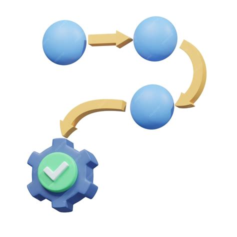 Premium Photo 3d Workflow Process Diagram
