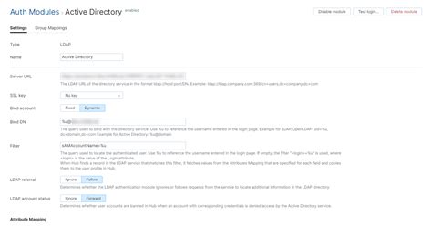 Active Directory Auth Module Youtrack Server Documentation