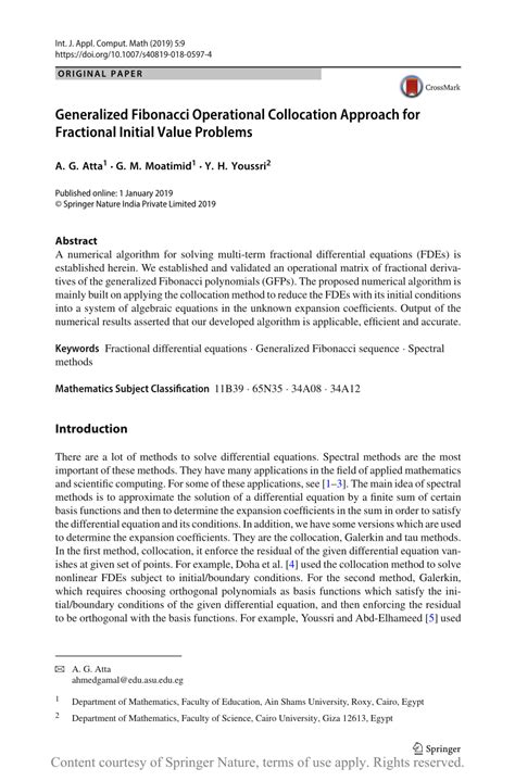 Generalized Fibonacci Operational Collocation Approach For Fractional