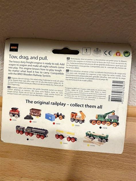 Brio Green Locomotive Train Ap 916 Freight Locomotive 33693 New