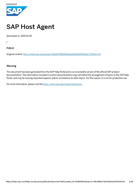Autoupgrade Sap Host Agent Pdf Operating System Command Line