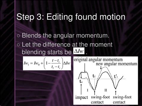 Ppt Animating Reactive Motion Using Momentum Based Inverse Kinematics